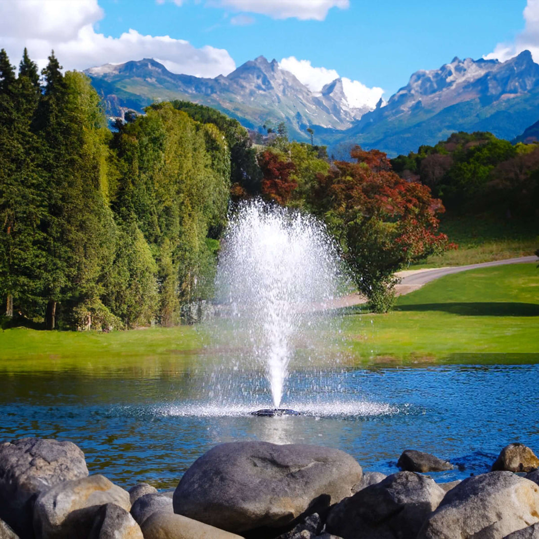 Decorative & Aerating Pond Fountains | Living Water Aeration