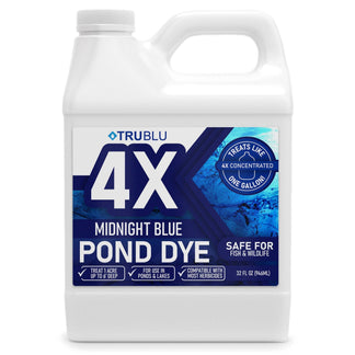 TruBlu Concentrated Aqua Blue Pond Dye | Living Water Aeration
