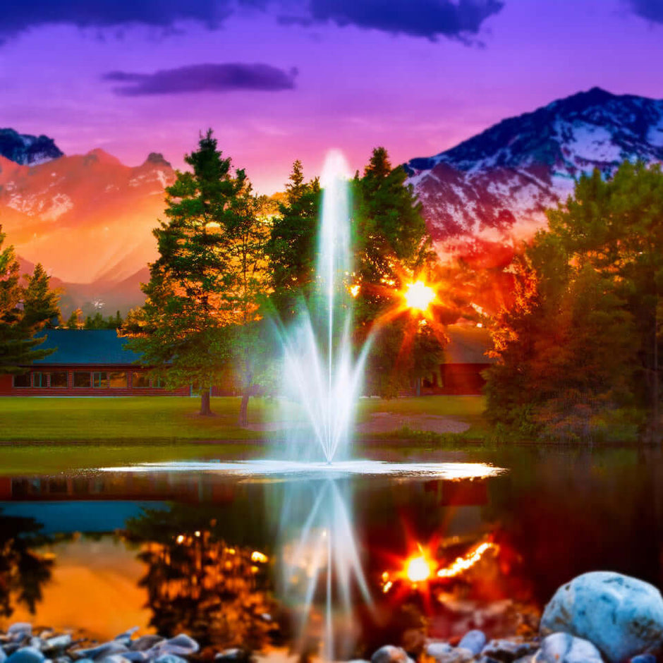 Scott Aerator Pond Fountains | Living Water Aeration
