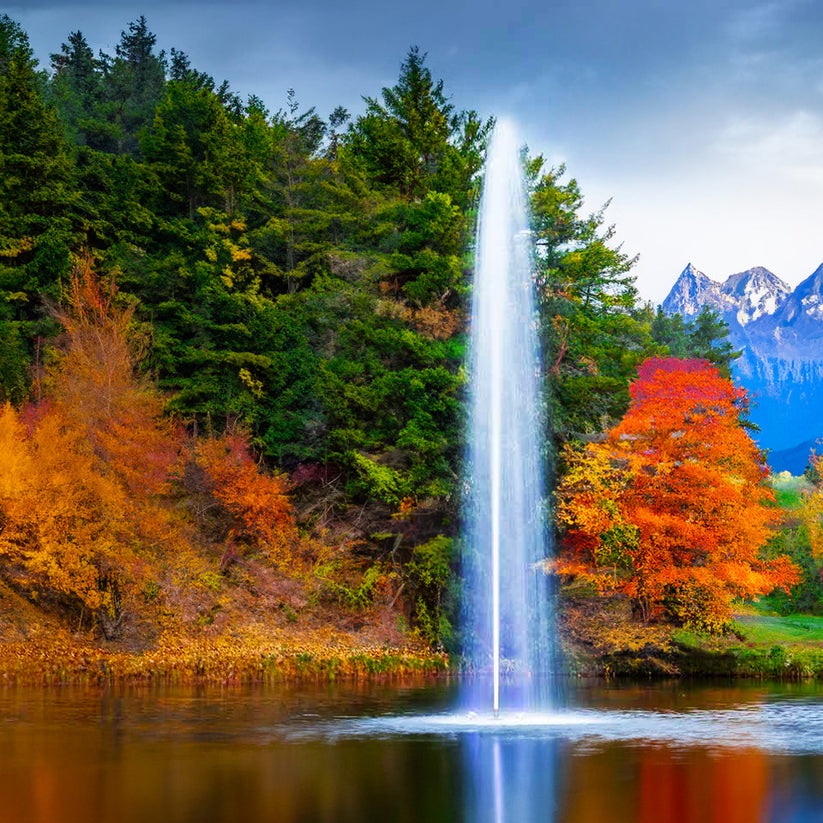 20' Outdoor Water Solutions Windmill Pond Aerator Kit | Living Water ...